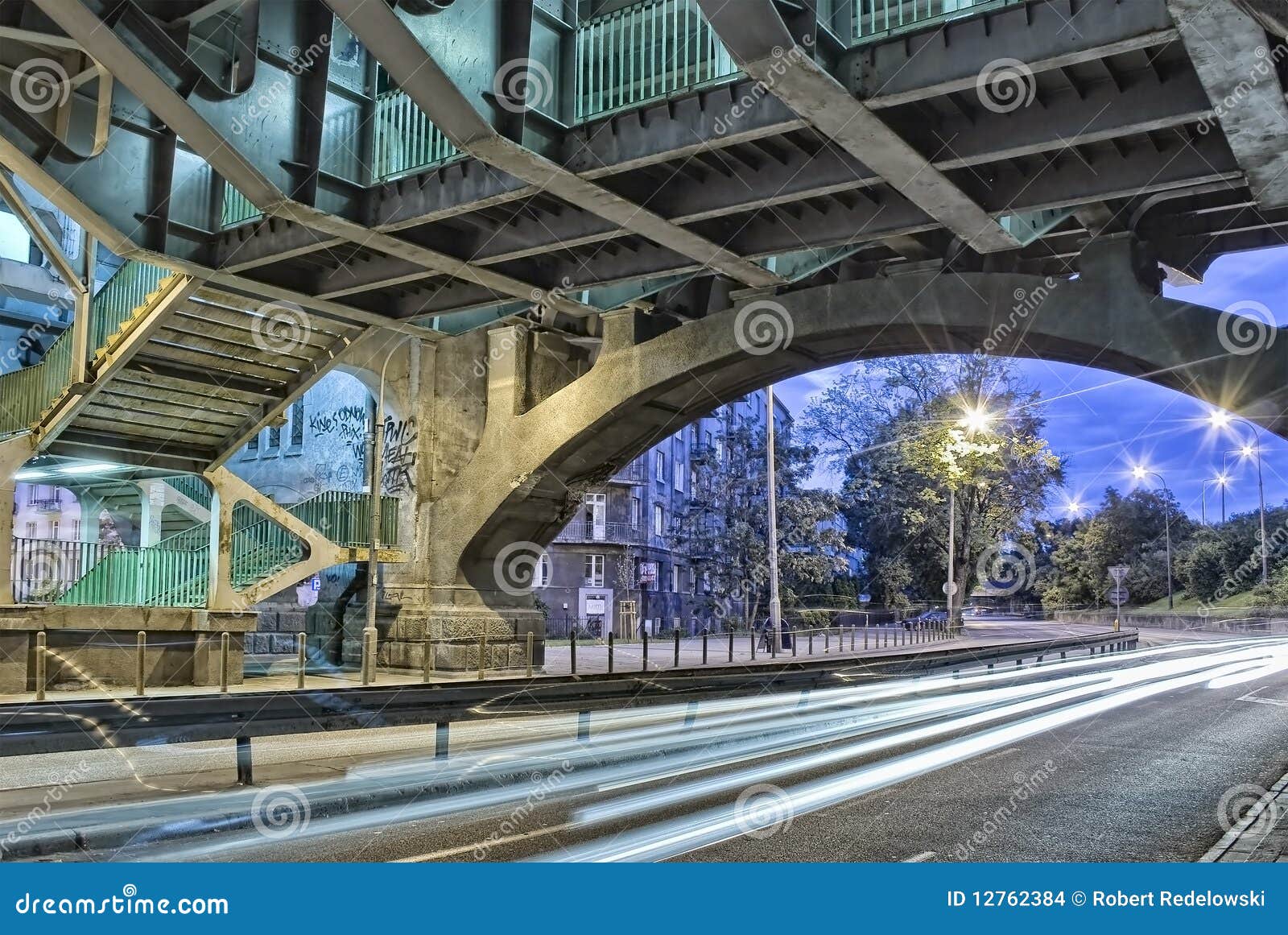 Poniatowski Bridge stock photo. Image of europe, transport - 12762384