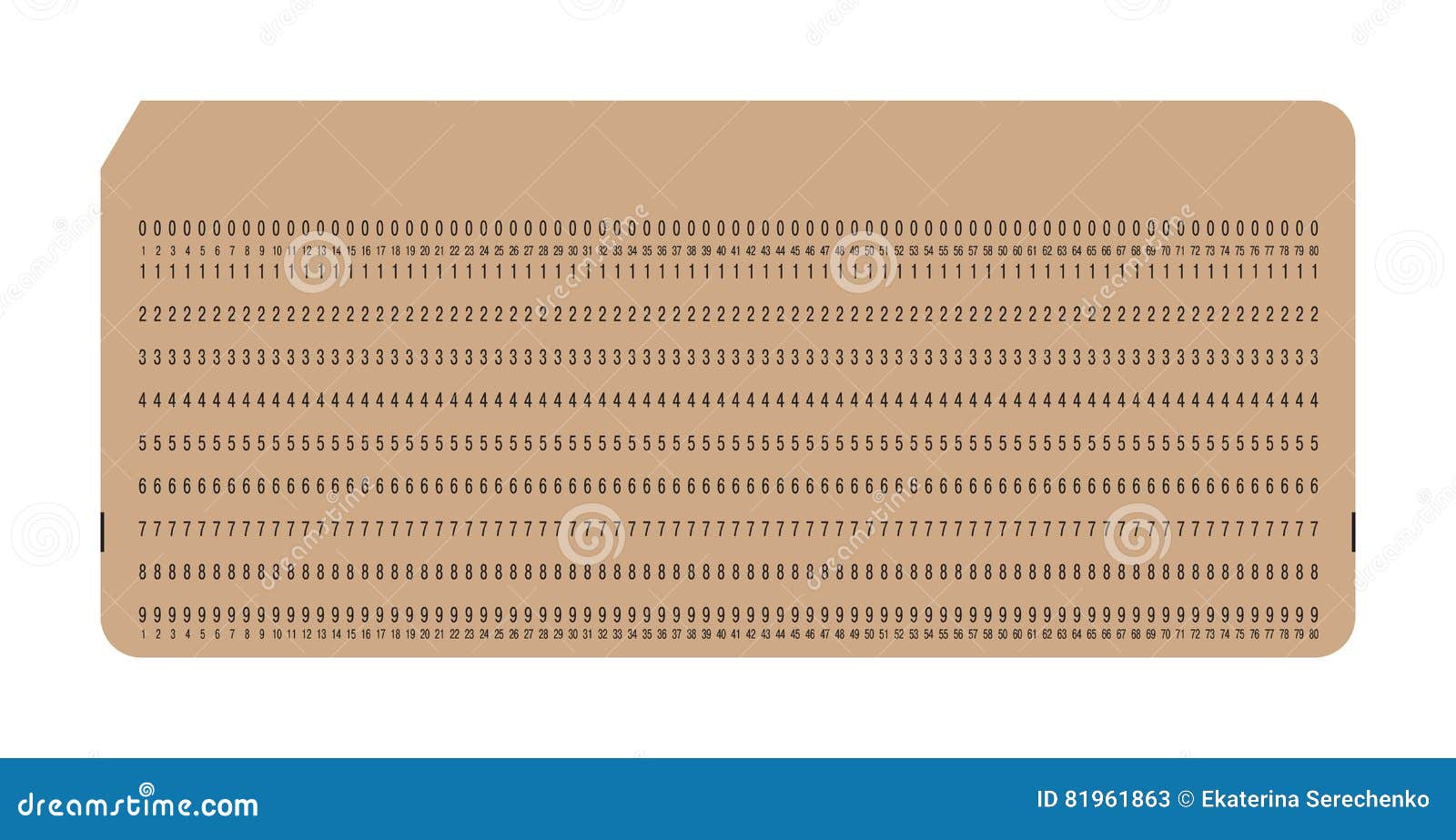Ponskaart De Uitstekende Opslag Van Computergegevens Vector Illustratie ...