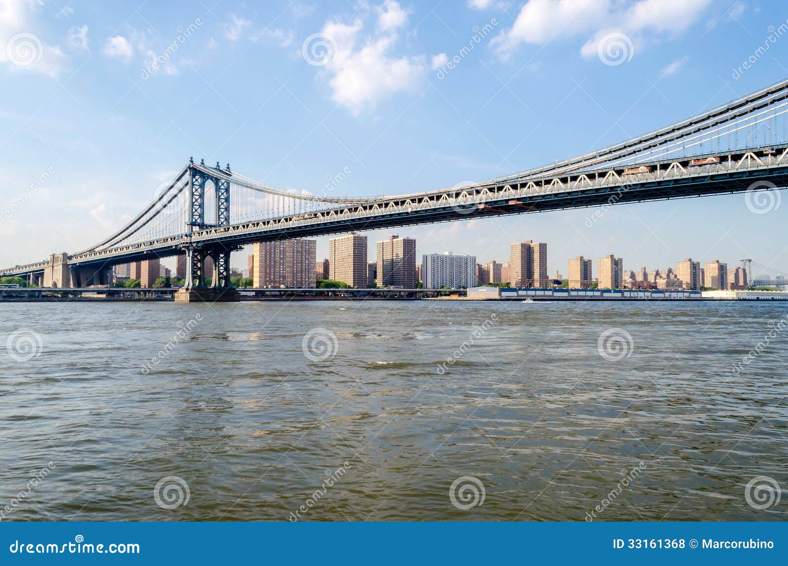 Pont De Manhattan, New York Photo stock - Image du brooklyn, repères ...