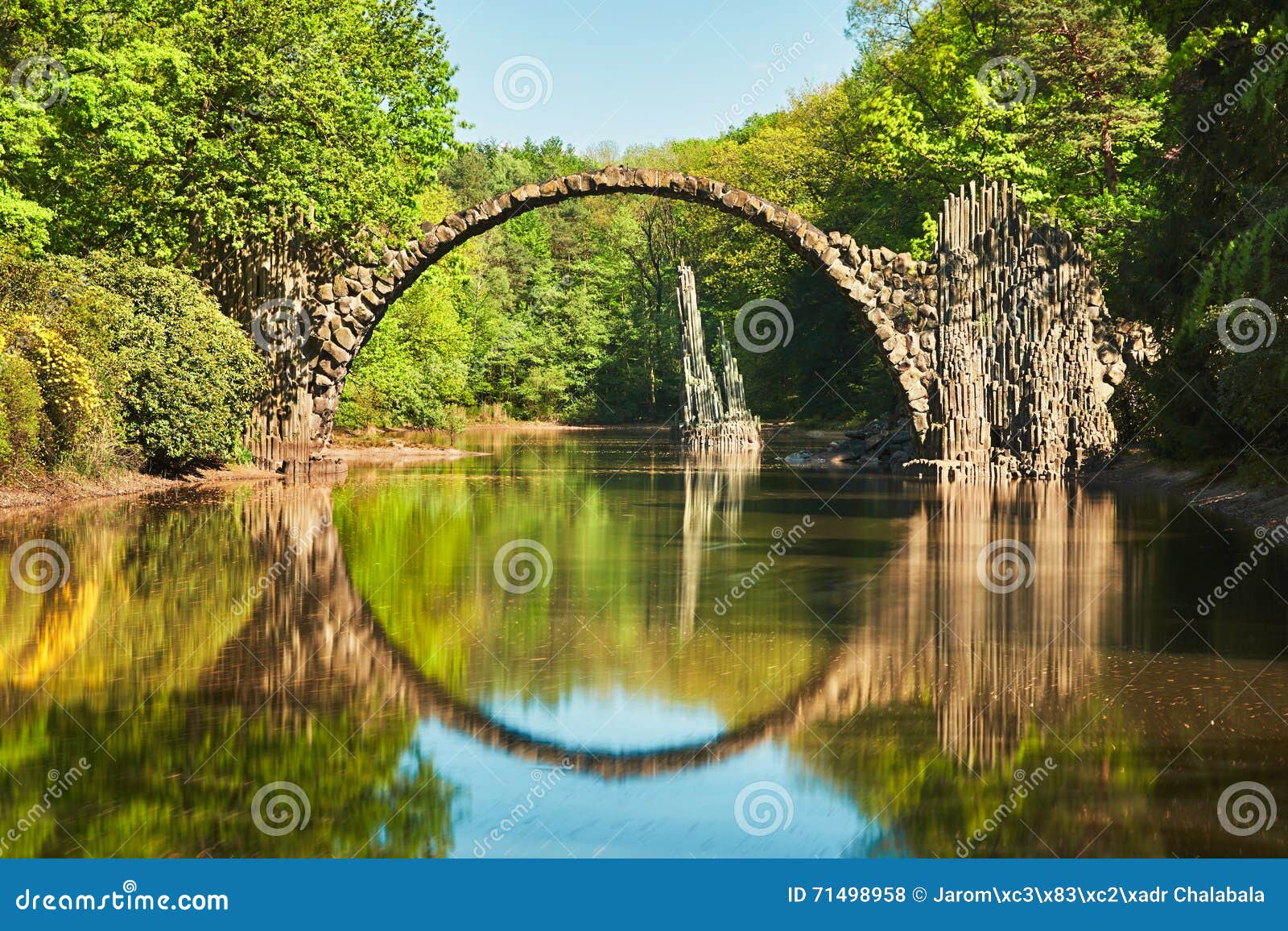 Pont de voûte en Allemagne photo stock. Image du cercle - 71498958