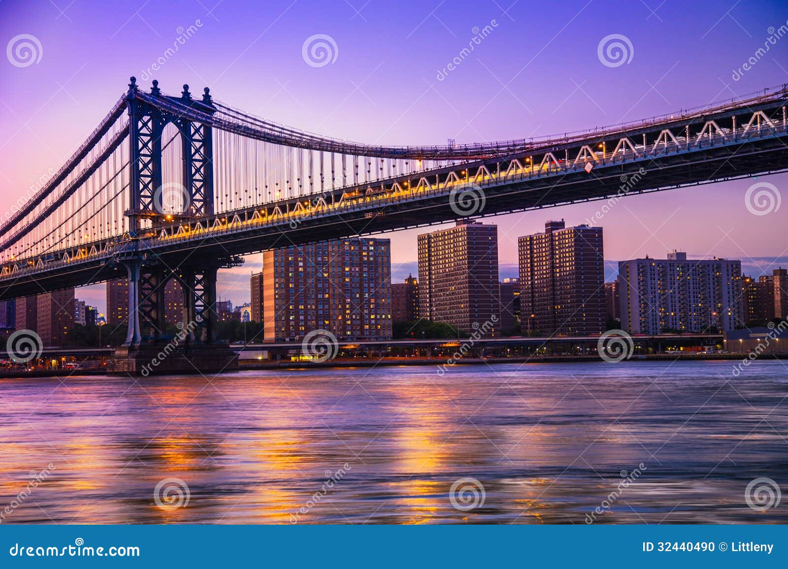 Pont New York City De Manhattan Photo stock - Image du ville, connard ...