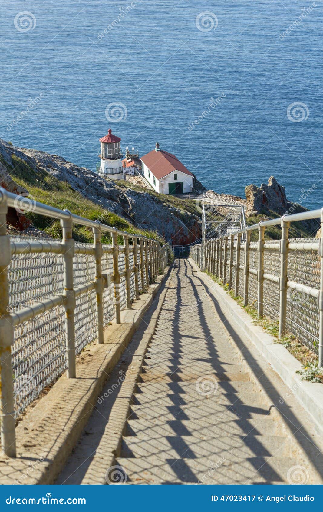 Pont Reyes Lighthouse in CA Stock Image - Image of travel, buildings ...