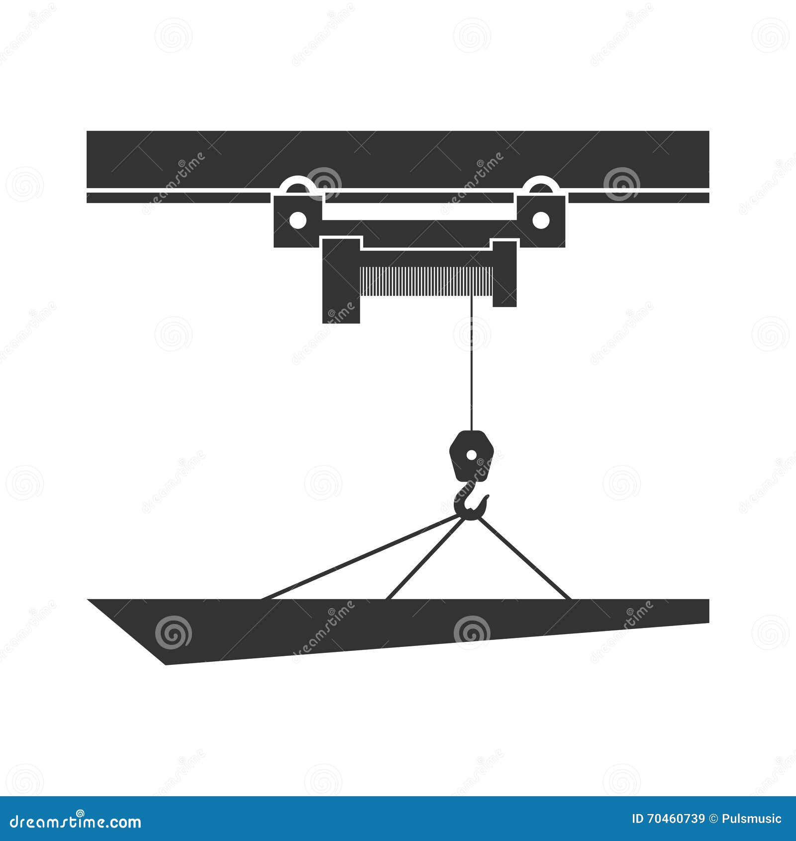 Pont roulant illustration de vecteur. Illustration du transport - 70460739