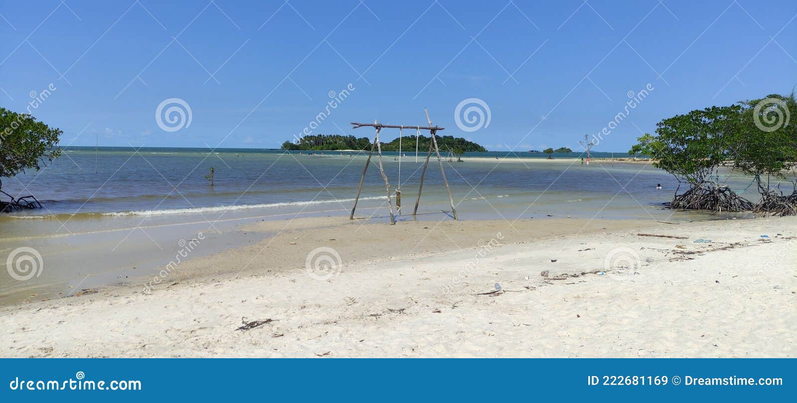 Ponte De Barelang De Elyora Beach Ou Antes Do Final Imagem de Stock ...