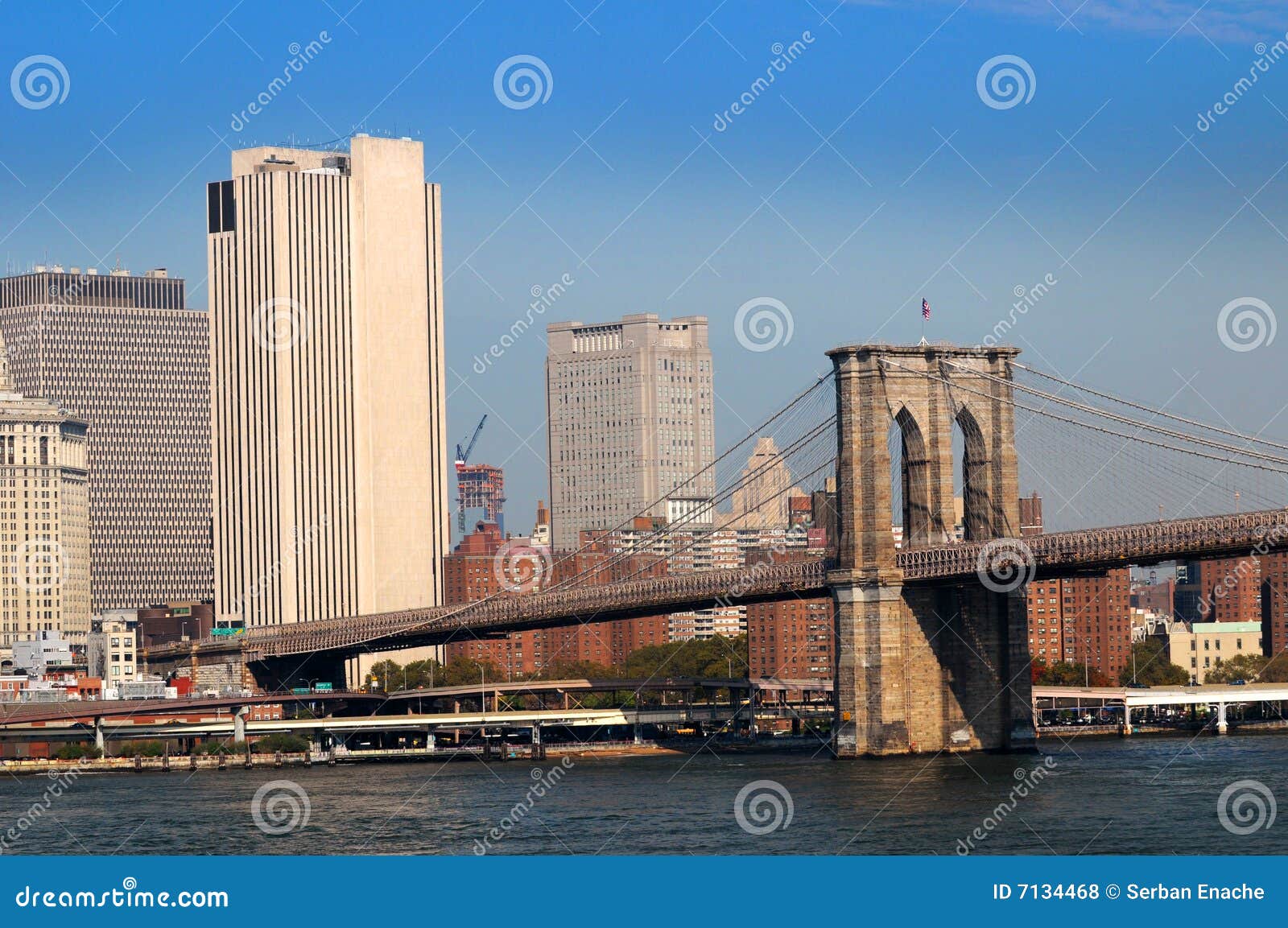 Ponte De Brooklyn New York City Foto de Stock - Imagem de iorque ...