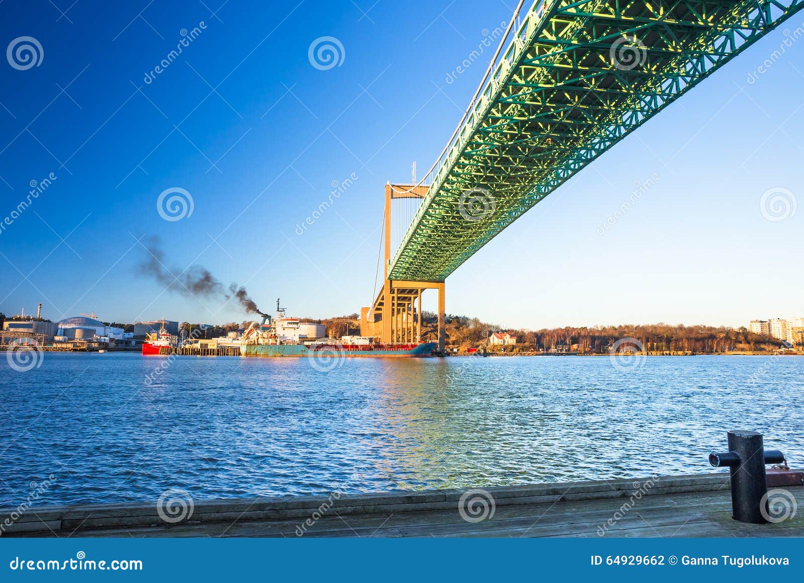 Ponte Di Alvsborg a Goteborg, Svezia Fotografia Stock - Immagine di ...