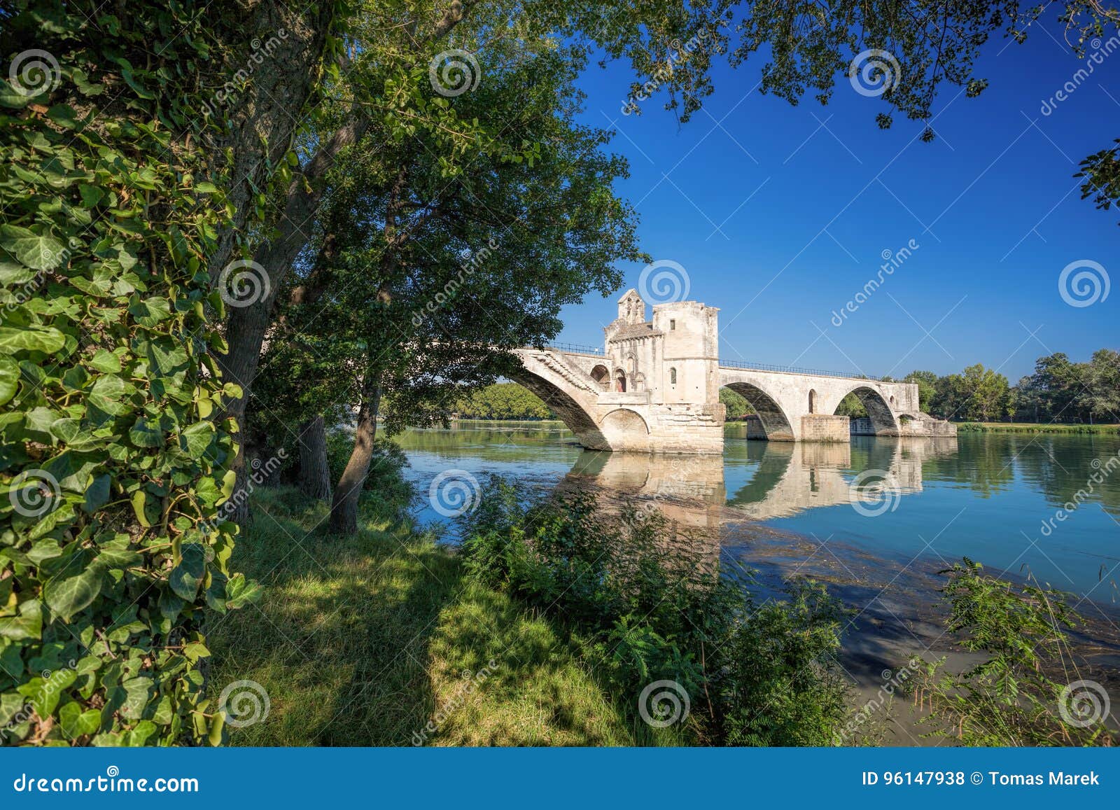 Ponte Di Avignone a Avignone, Provenza, Francia Fotografia Stock ...