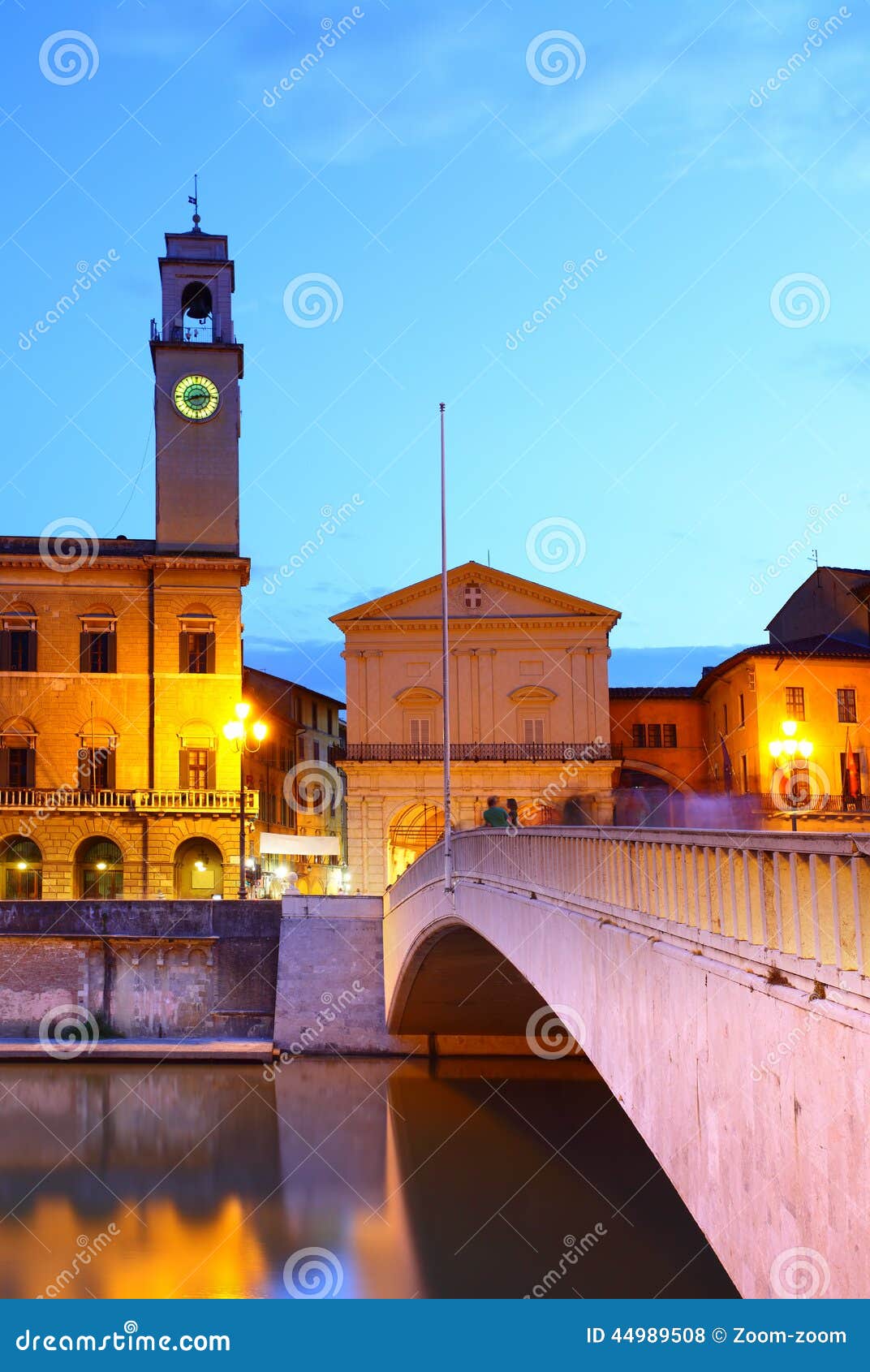 Ponte di Mezzo in Pisa stock photo. Image of river, europe - 44989508