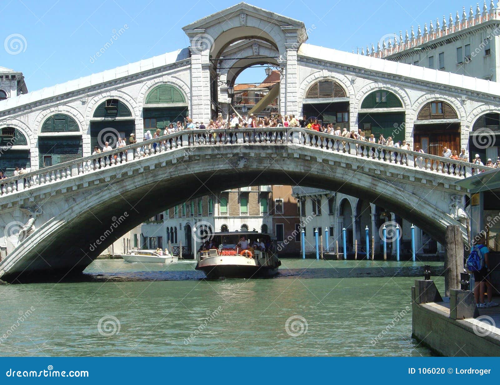 Ponte di Rialto editorial image. Image of grande, gondolas - 106020