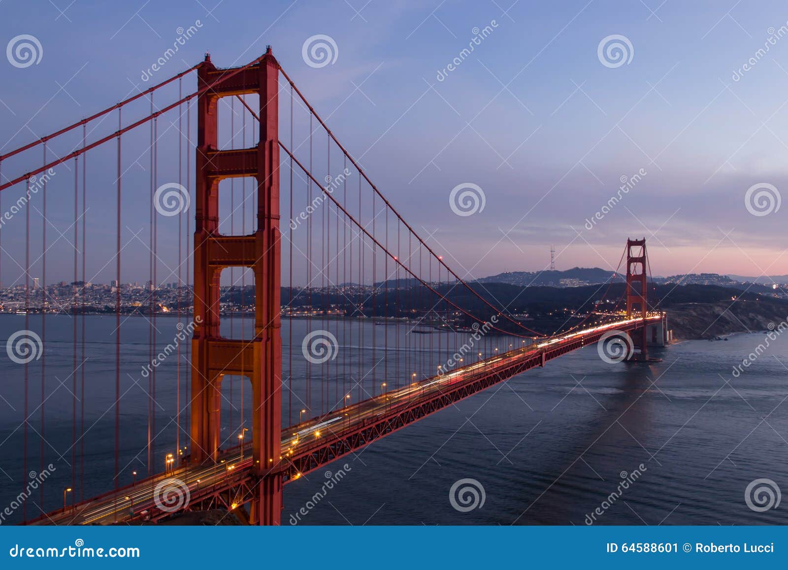 Ponte do Golden State, CA imagem de stock. Imagem de cruzamento - 64588601