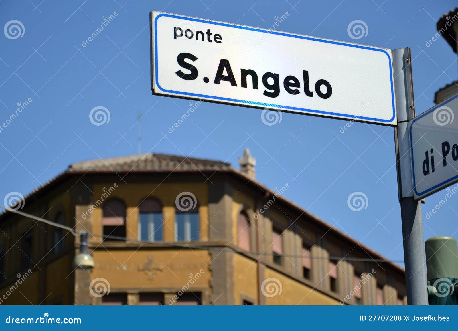 Ponte Sant Angelo stock photo. Image of famous, architecture - 27707208