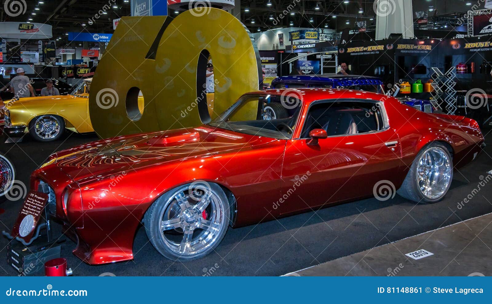 Pontiac Firebird 1973 En SEMA Foto editorial - Imagen de hechura, retro ...