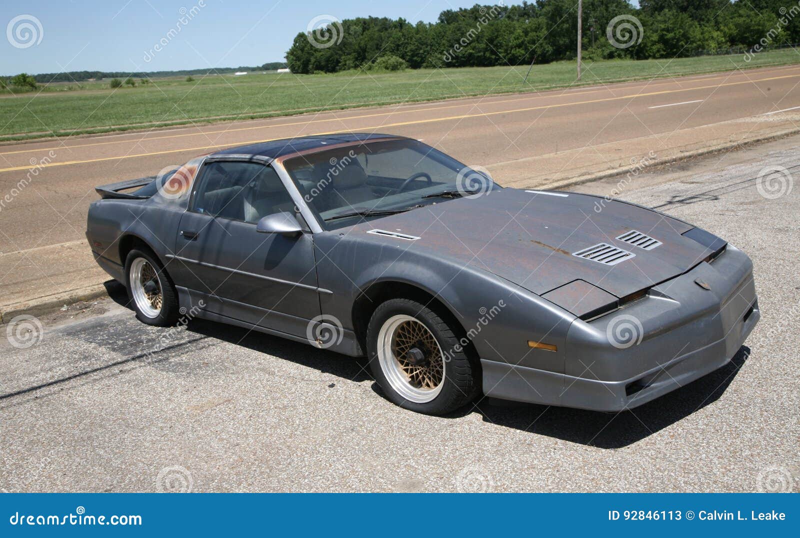 Pontiac Firebird On The Track Editorial Photo | CartoonDealer.com #90690707