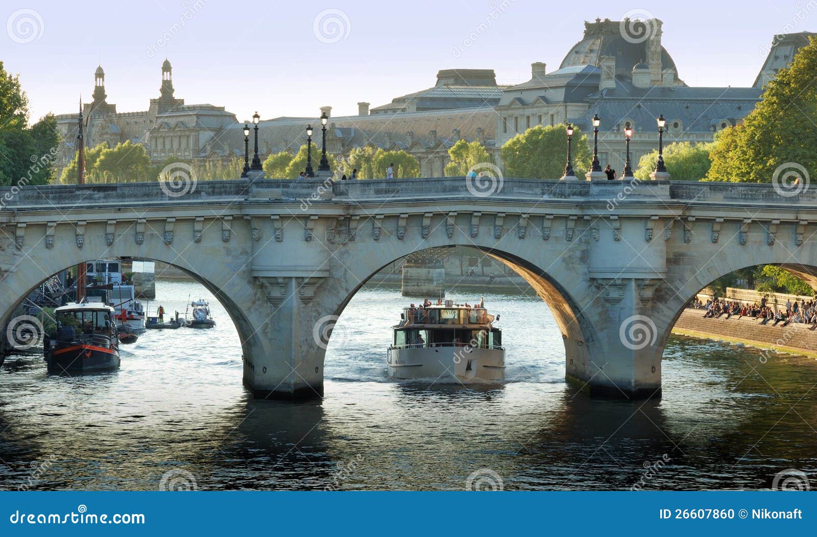 Ponticello. fotografia stock. Immagine di sera, navigazione - 26607860