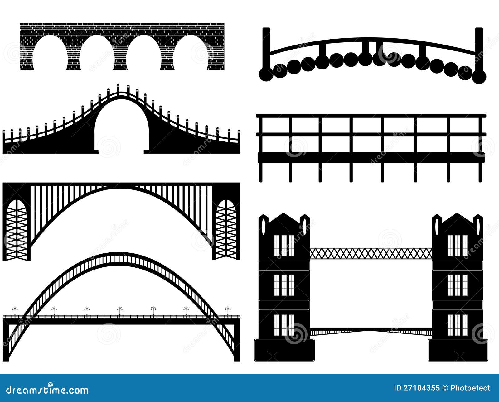 Ponticello illustrazione vettoriale. Illustrazione di antico - 27104355