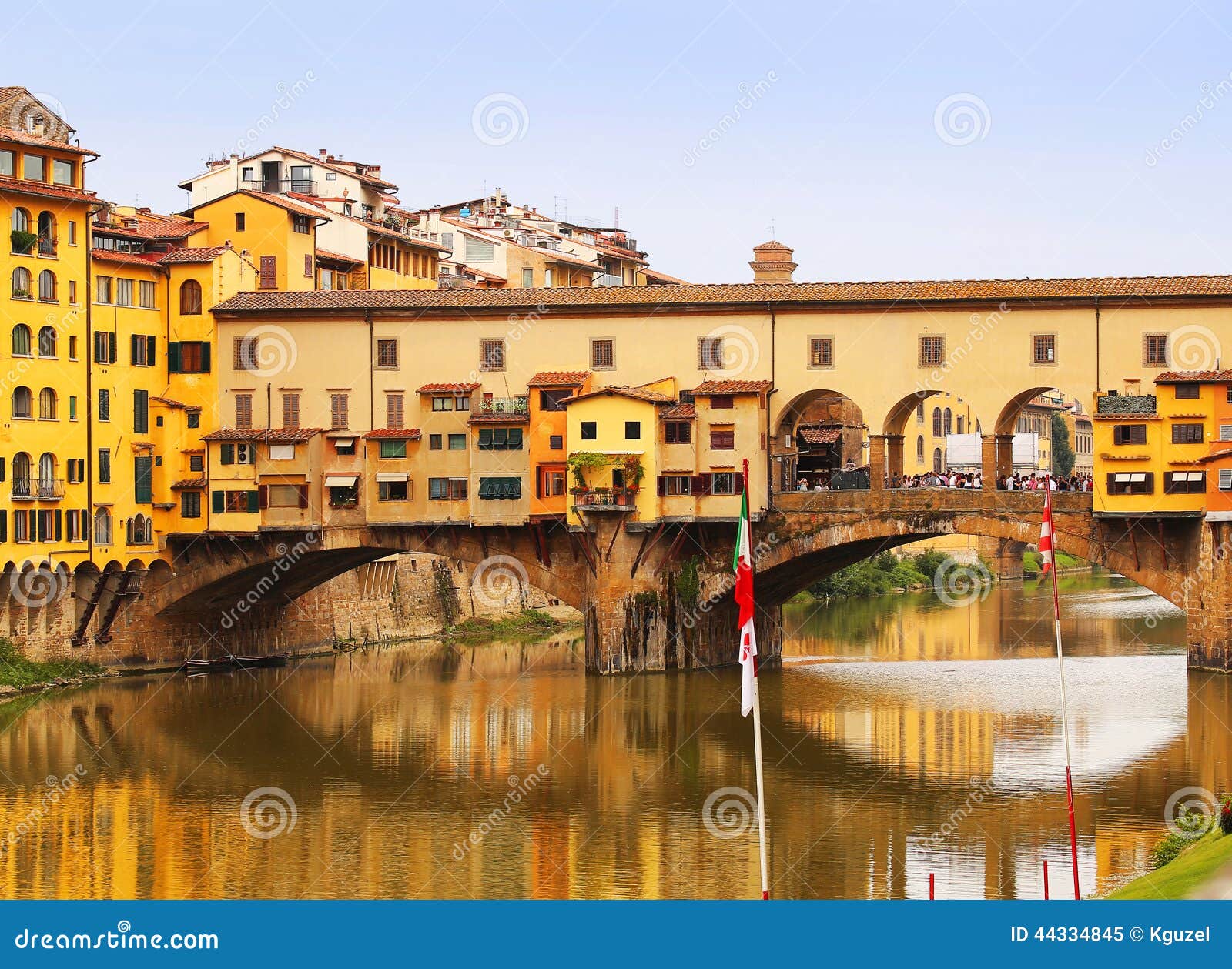 Ponticello Di Ponte Vecchio a Firenze, Italia Immagine Stock - Immagine ...