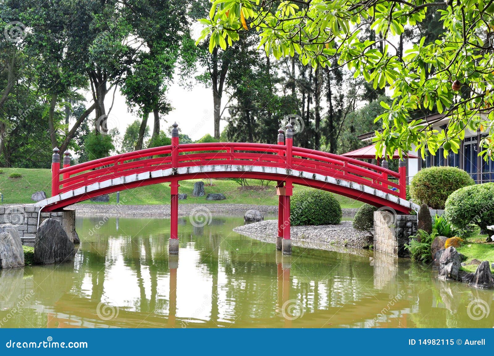 Ponticello Giapponese Orientale Immagine Stock - Immagine di lago ...