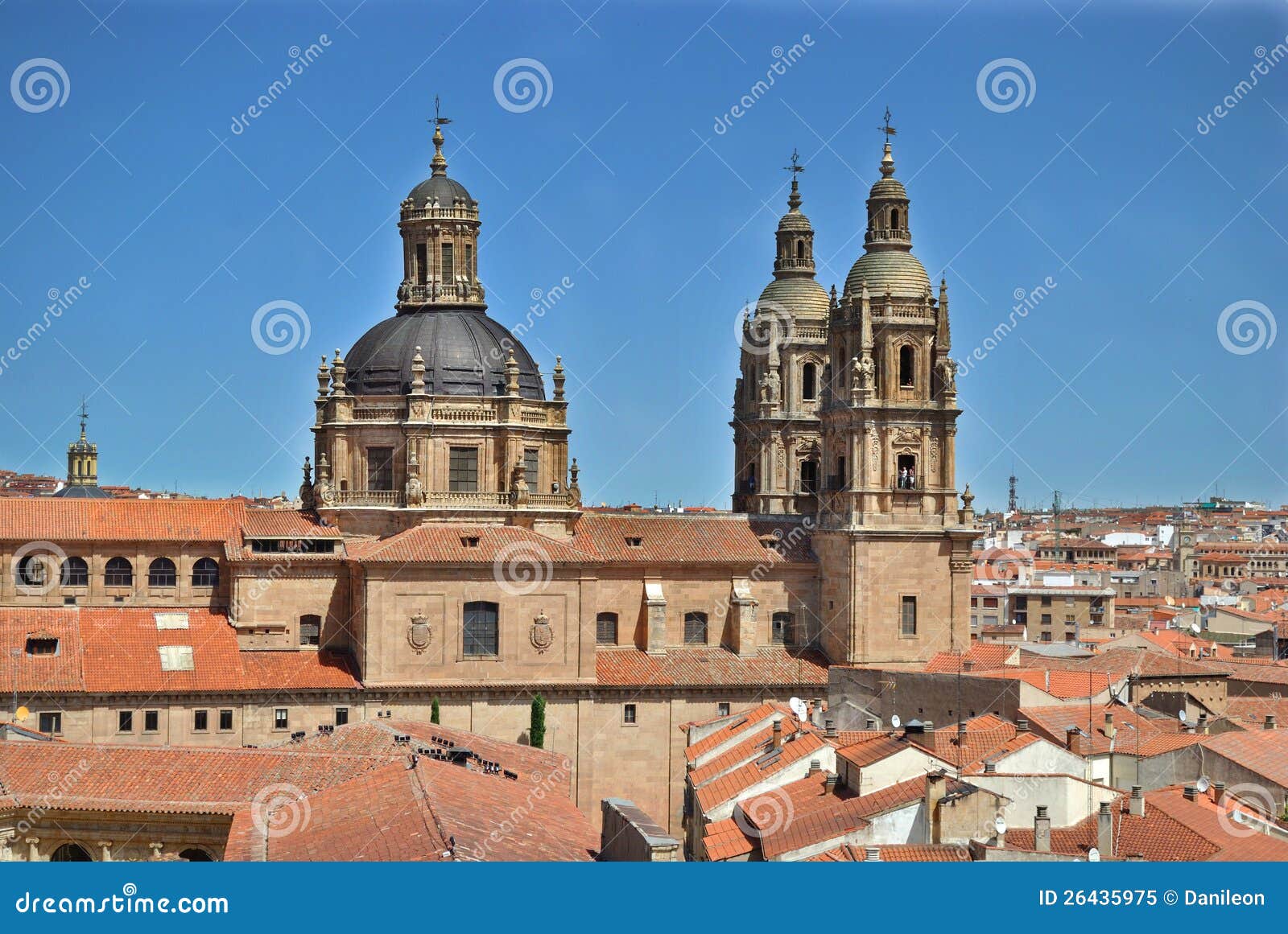 The Pontifical University of Salamanca Stock Image - Image of patrimony ...