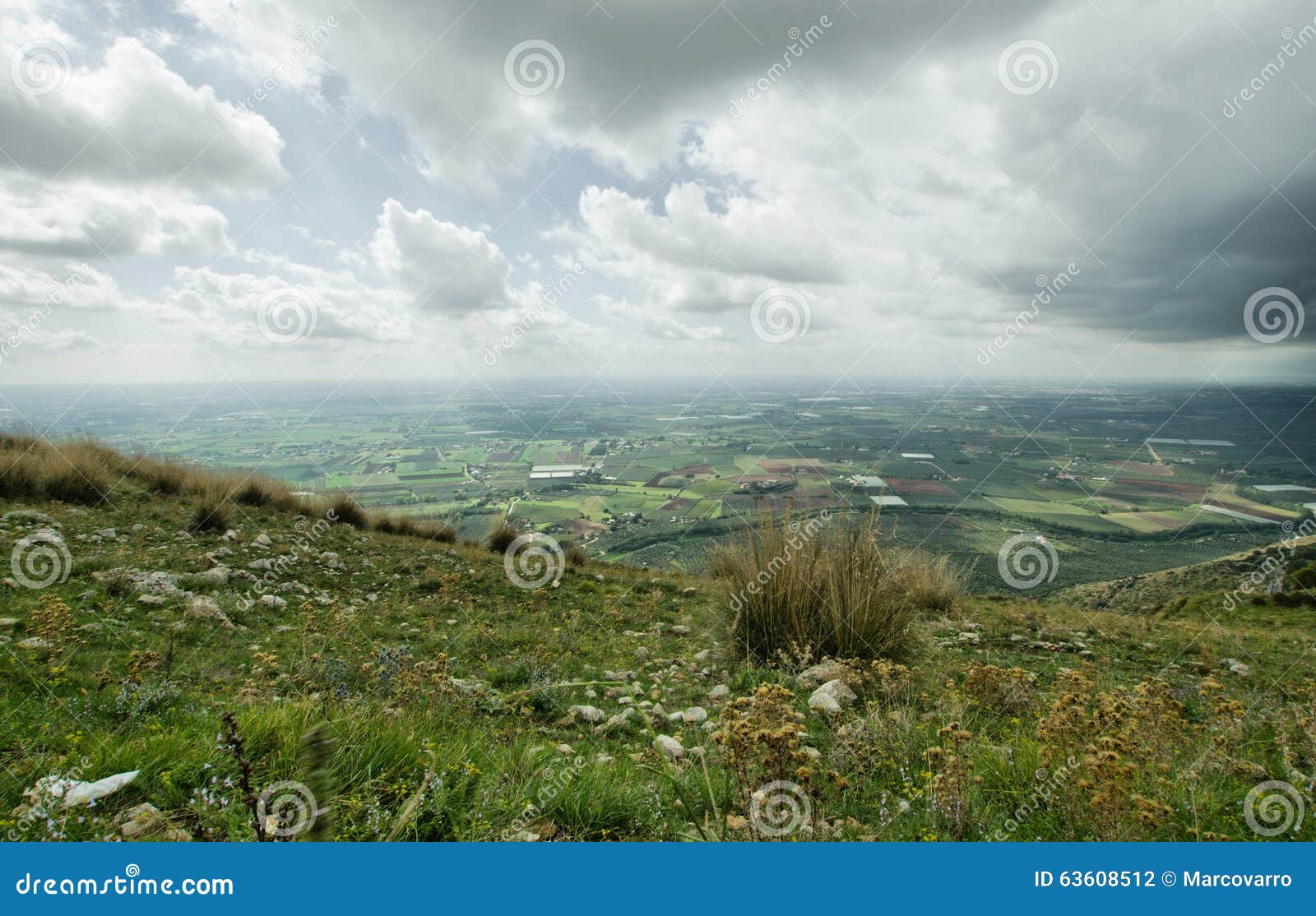The Pontine Marshes stock photo. Image of mountains, lazio - 63608512