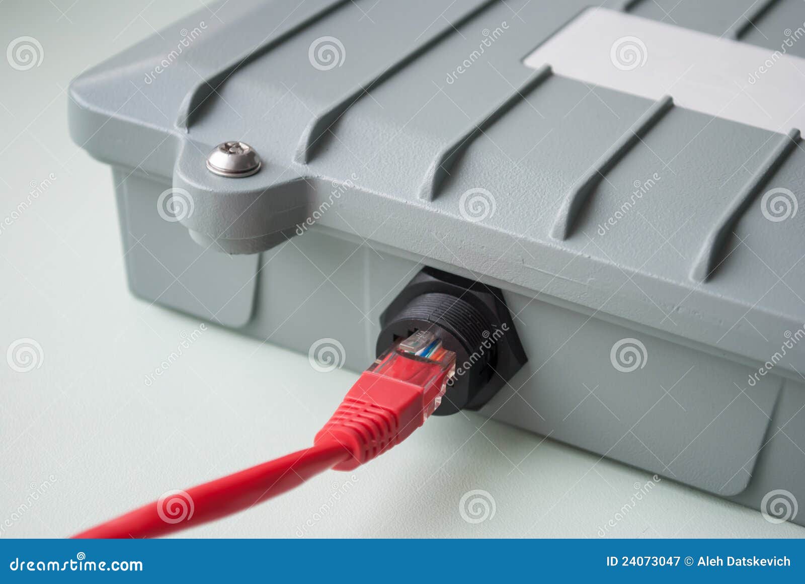 Ponto de acesso conectado. imagem de stock. Imagem de porta - 24073047