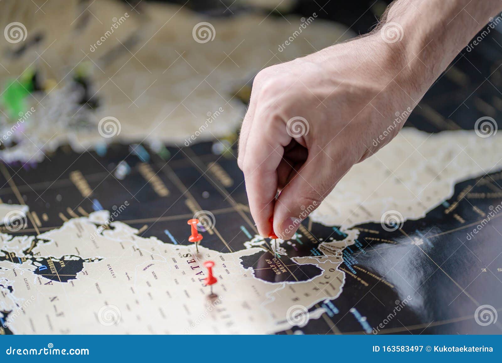 Ponto No Mapa Mundial Marcar No Mapa Imagem de Stock - Imagem de ponto ...