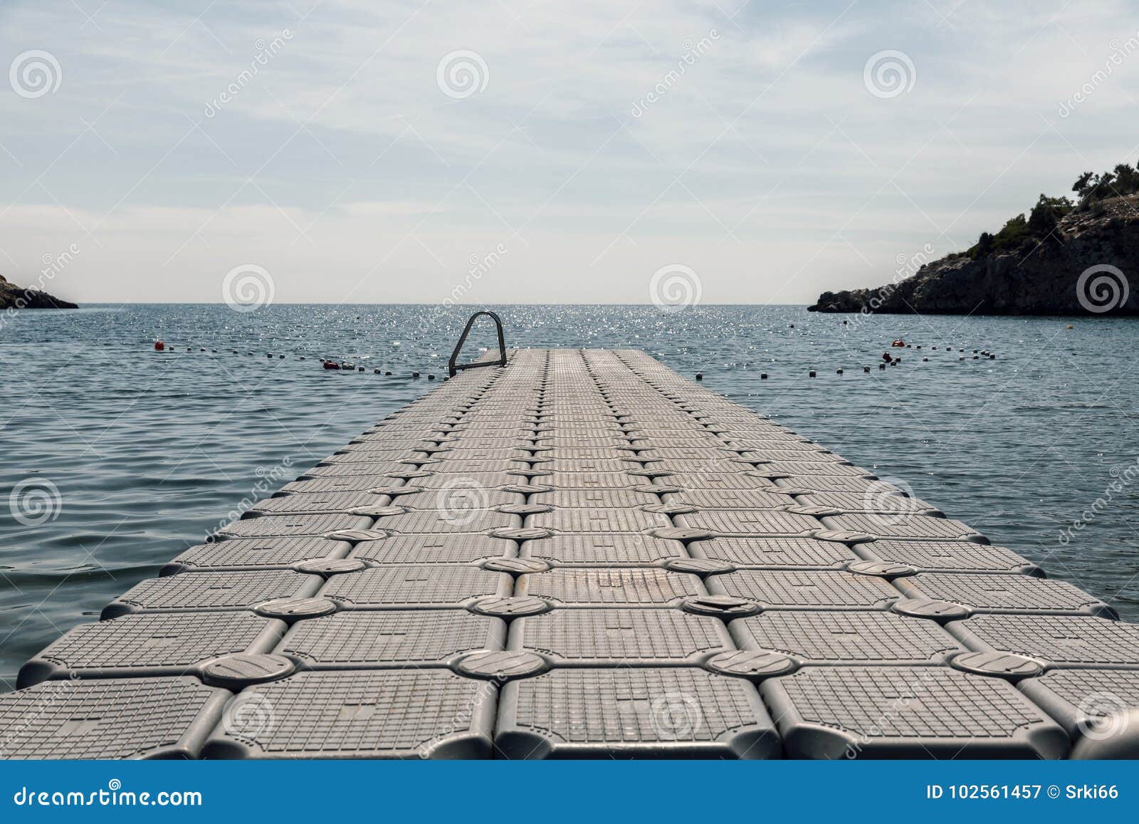 Pontoon on the beach stock image. Image of sunny, bathing - 102561457