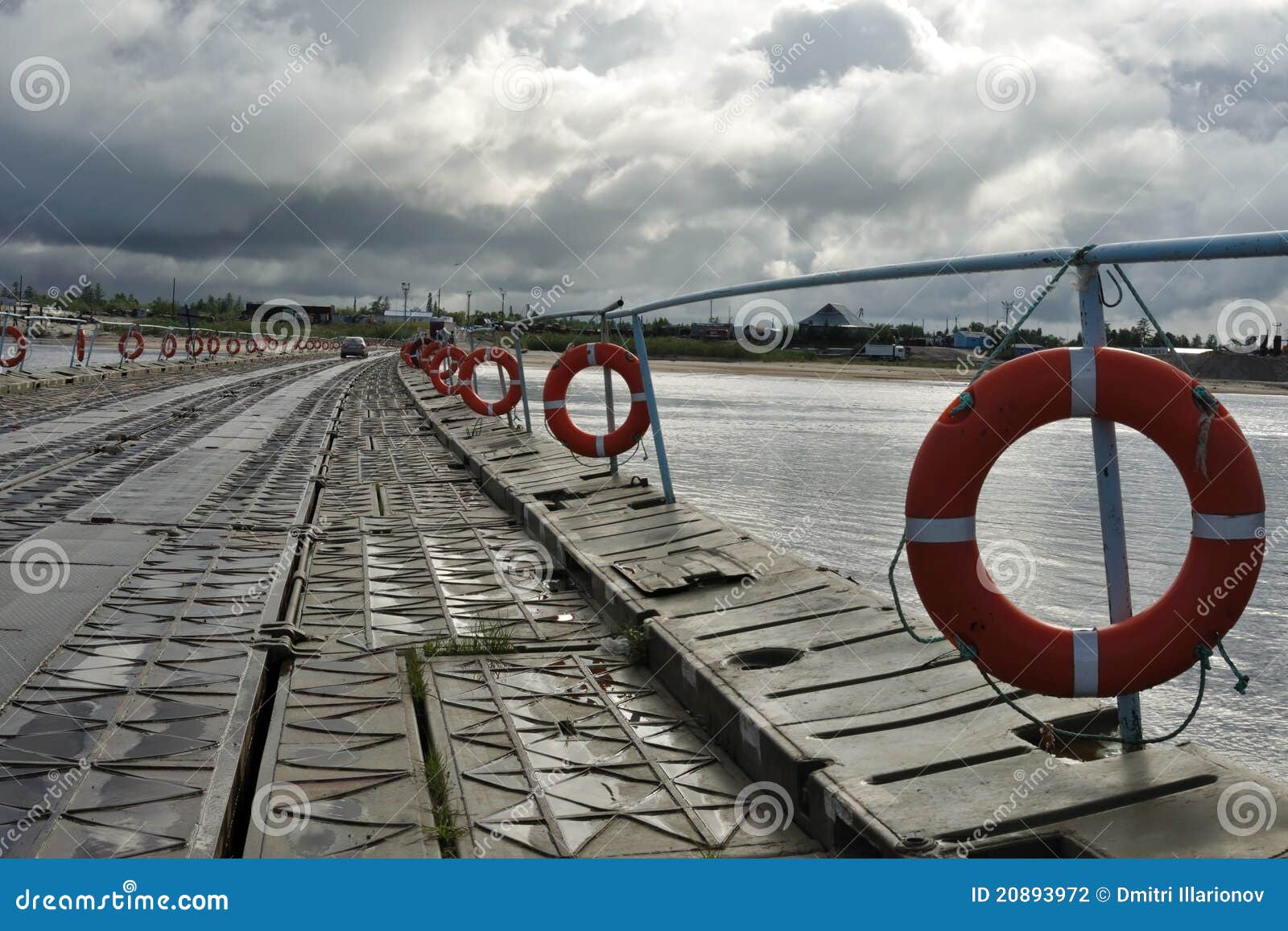 Pontoon bridge stock photo. Image of pier, bridge, wharf - 20893972