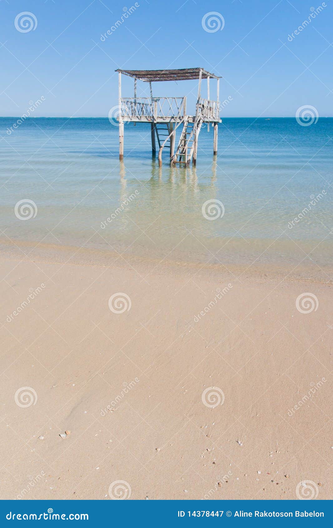 Pontoon in the lagoon stock image. Image of calm, pontoon - 14378447