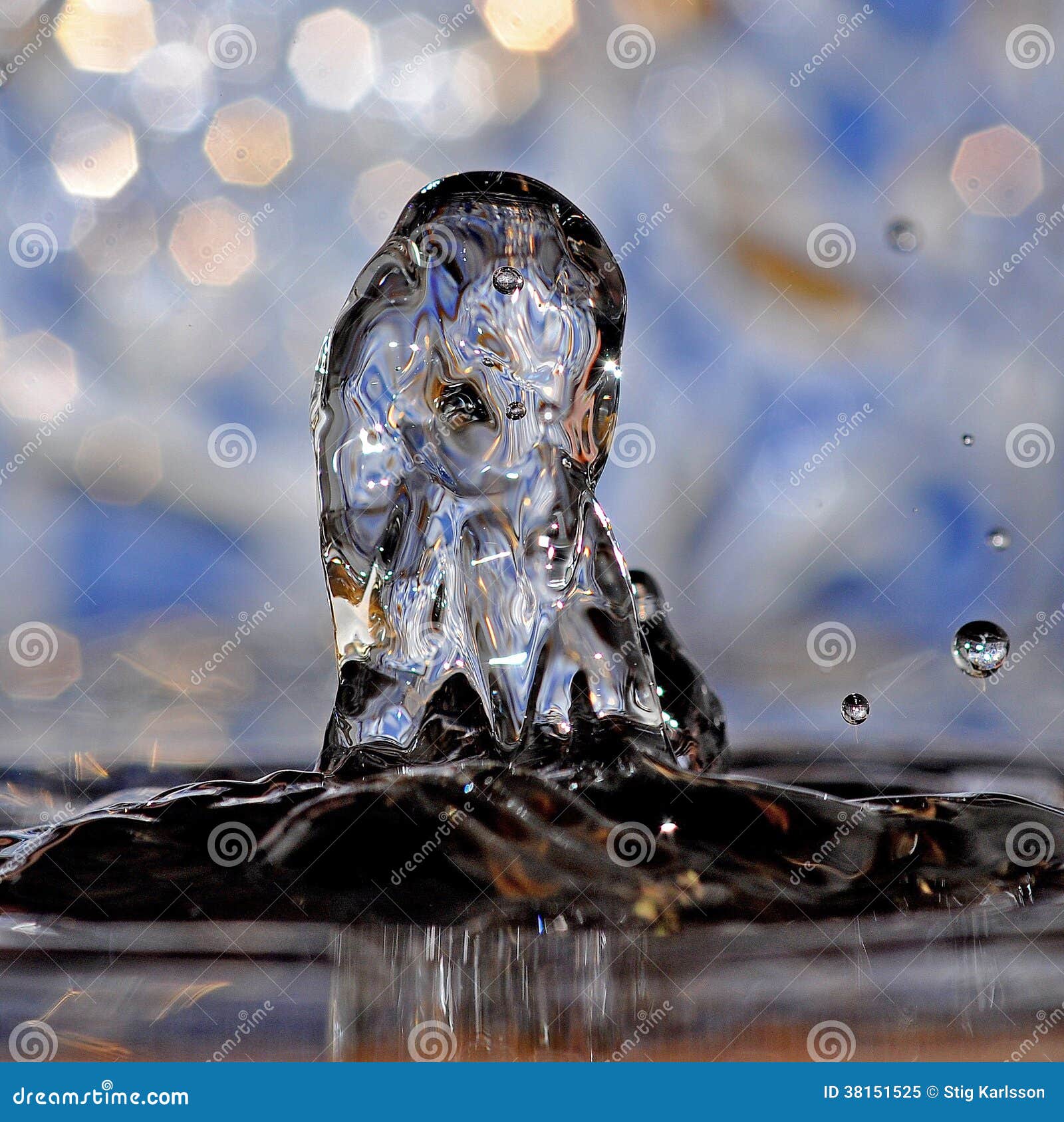 " Horse " Macro Shot of Water Drops. Stock Image - Image of beautiful ...