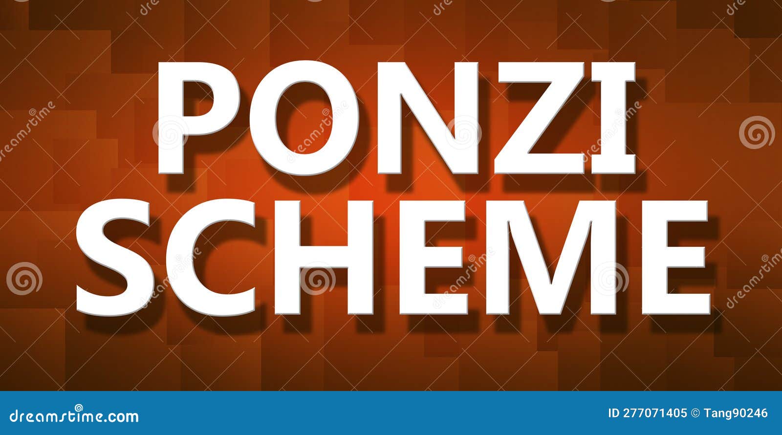 Ponzi Scheme Concept. Illustrated Chart With Icons And Keywords On A ...