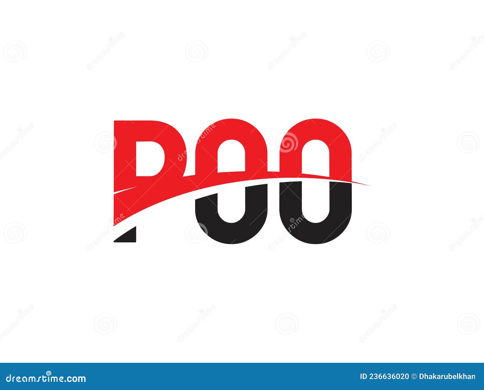 POO Letter Initial Logo Design Vector Illustration Stock Vector ...