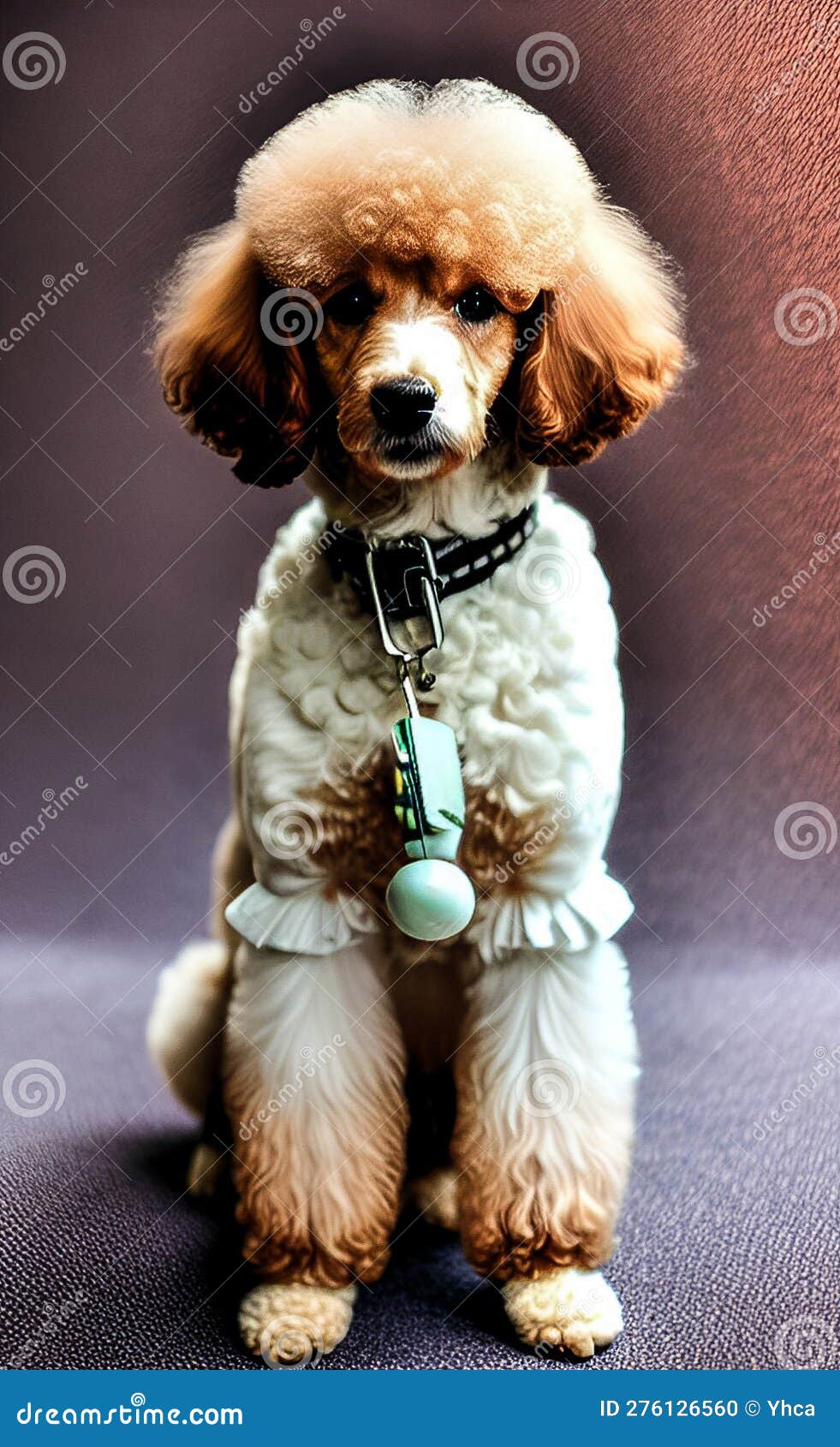 Poodle Illustration Artificial Intelligence Artwork Generated Stock ...