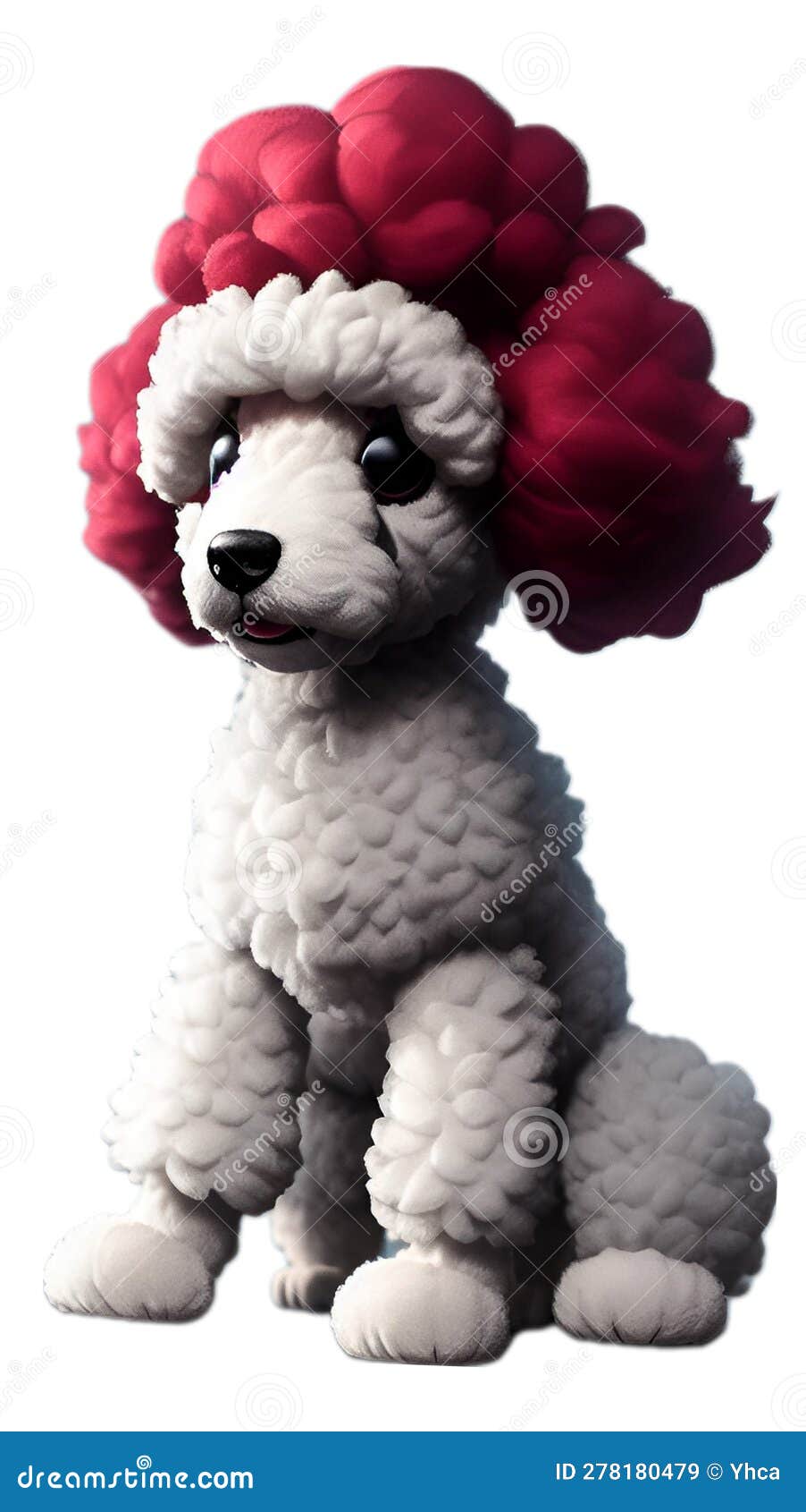 Poodle Illustration Artificial Intelligence Artwork Generated Stock ...