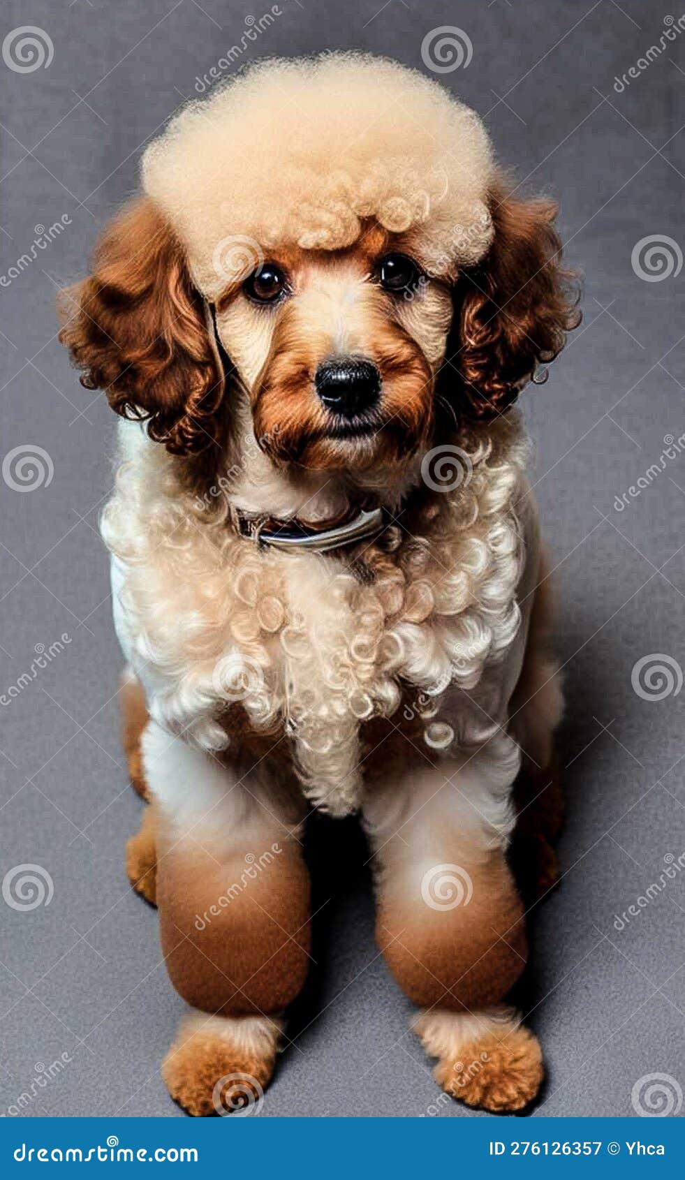 Poodle Illustration Artificial Intelligence Artwork Generated Stock ...