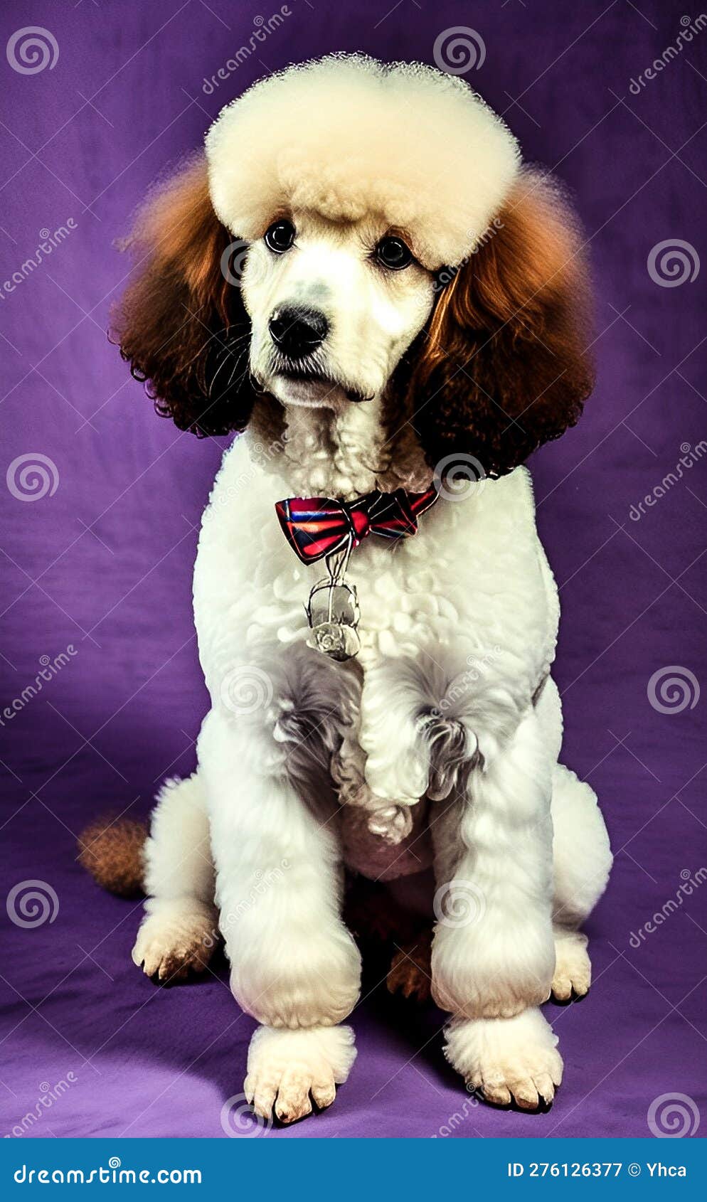 Poodle Illustration Artificial Intelligence Artwork Generated Stock ...
