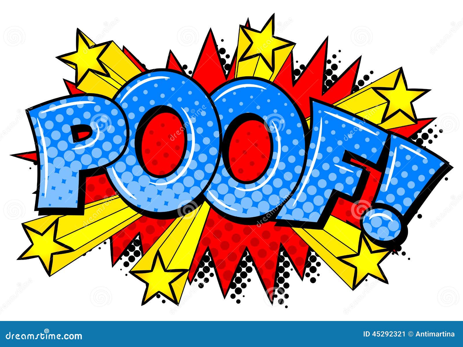 Poof Cômico Do Efeito Sadio Ilustração do Vetor - Ilustração de texto ...