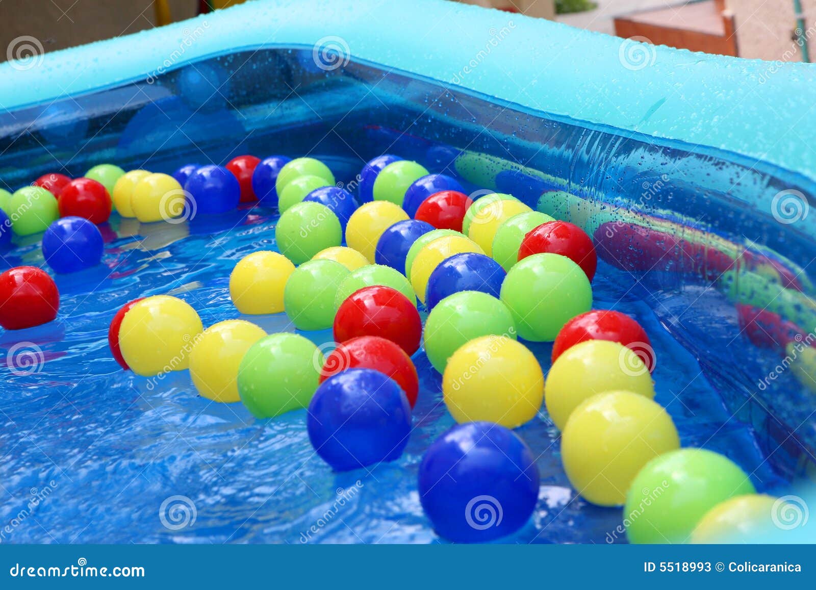 Pool stock image. Image of little, colors, games, balls - 5518993