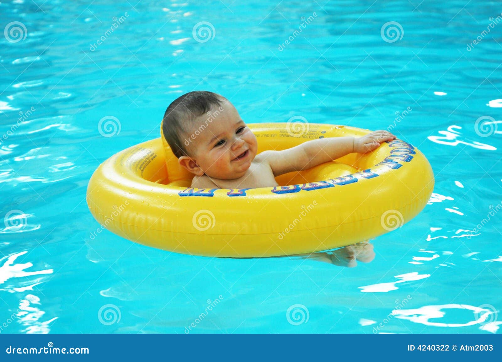 Pool Baby stock photo. Image of ring, attractive, young - 4240322