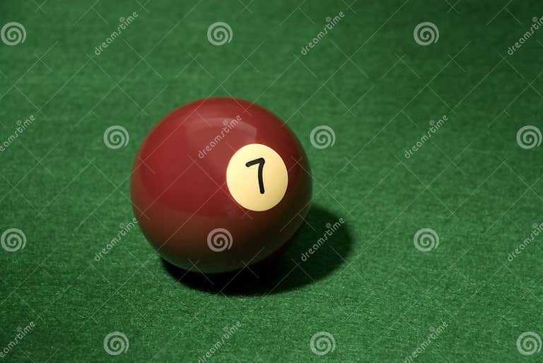Pool ball 7 stock photo. Image of future, ball, black - 4860950