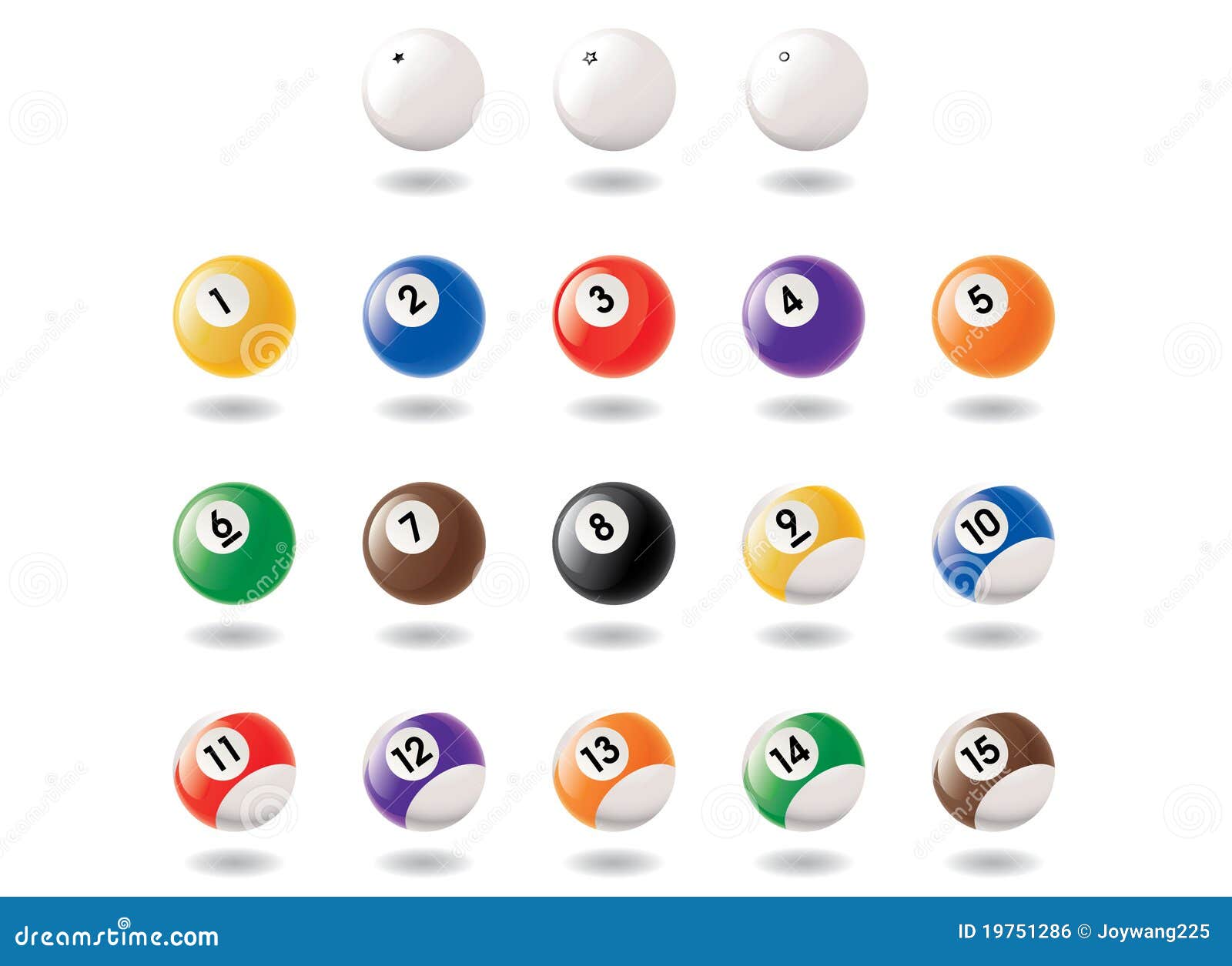 Pool Ball Icons stock vector. Illustration of tables - 19751286