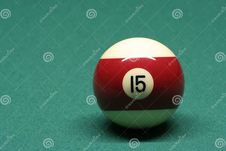 Pool ball number 15 stock photo. Image of sport, bordeaux - 596546