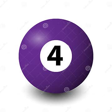 Pool Ball, Realistic Vector Illustration Stock Vector - Illustration of ...