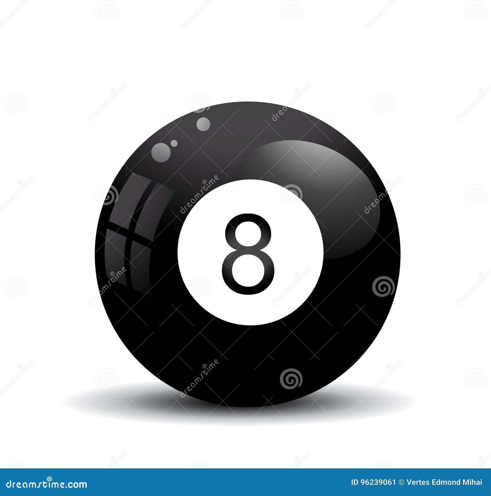Pool Ball Vector Illustration Stock Vector - Illustration of design ...