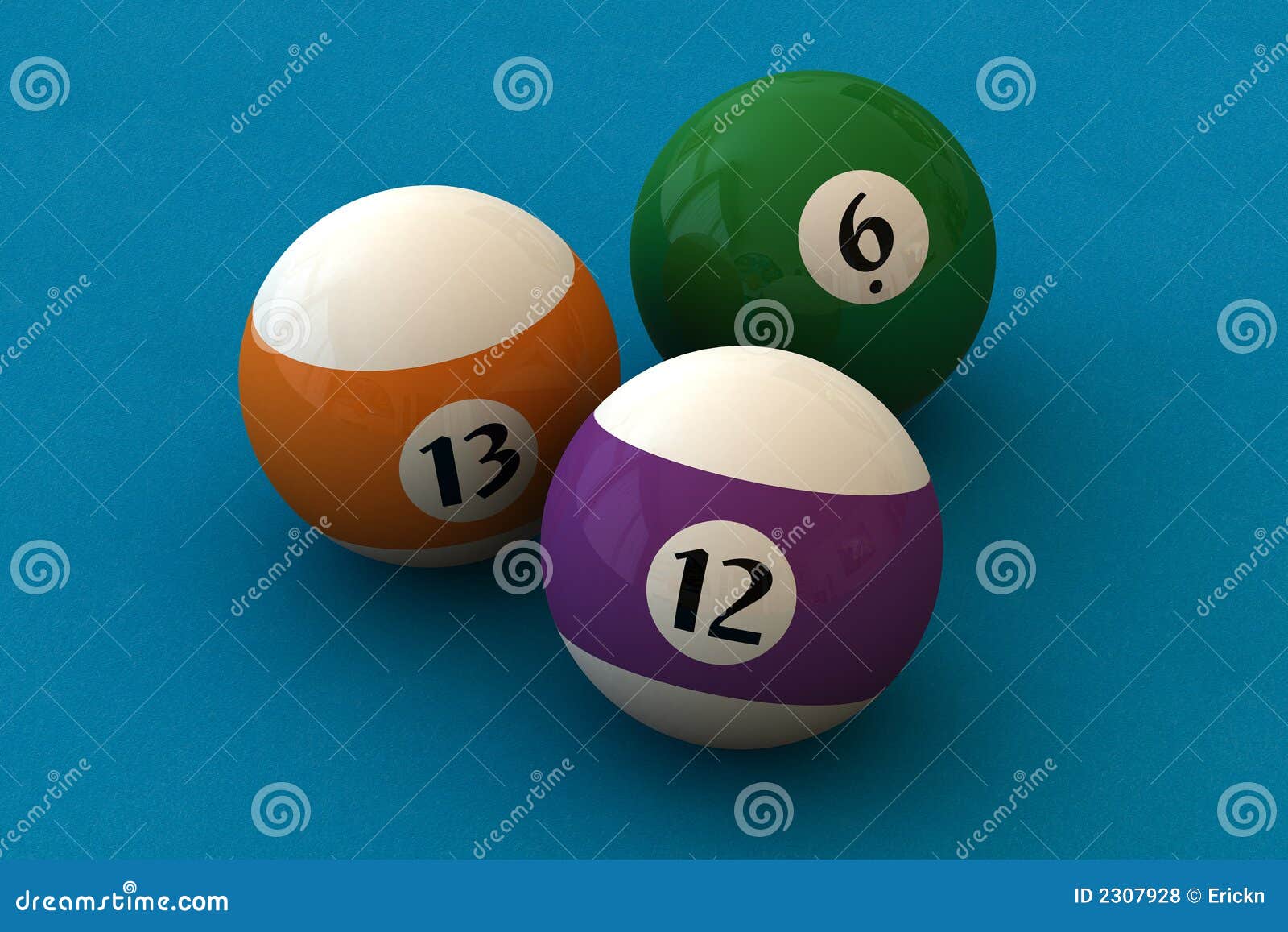 Pool balls stock photo. Image of triangle, stick, sport - 2307928