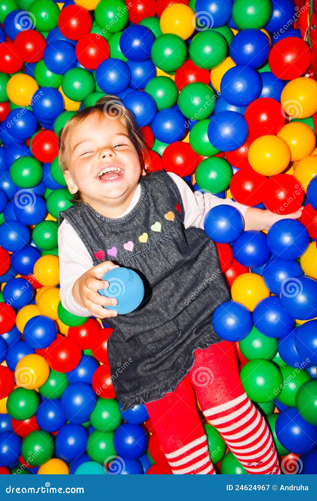 In the pool with balls stock image. Image of people, male - 24624967