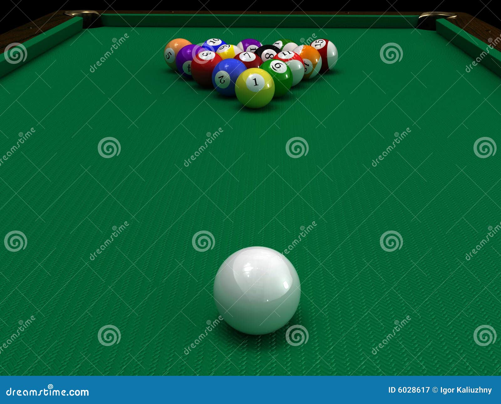 Pool balls stock image. Image of large, colours, activity - 6028617