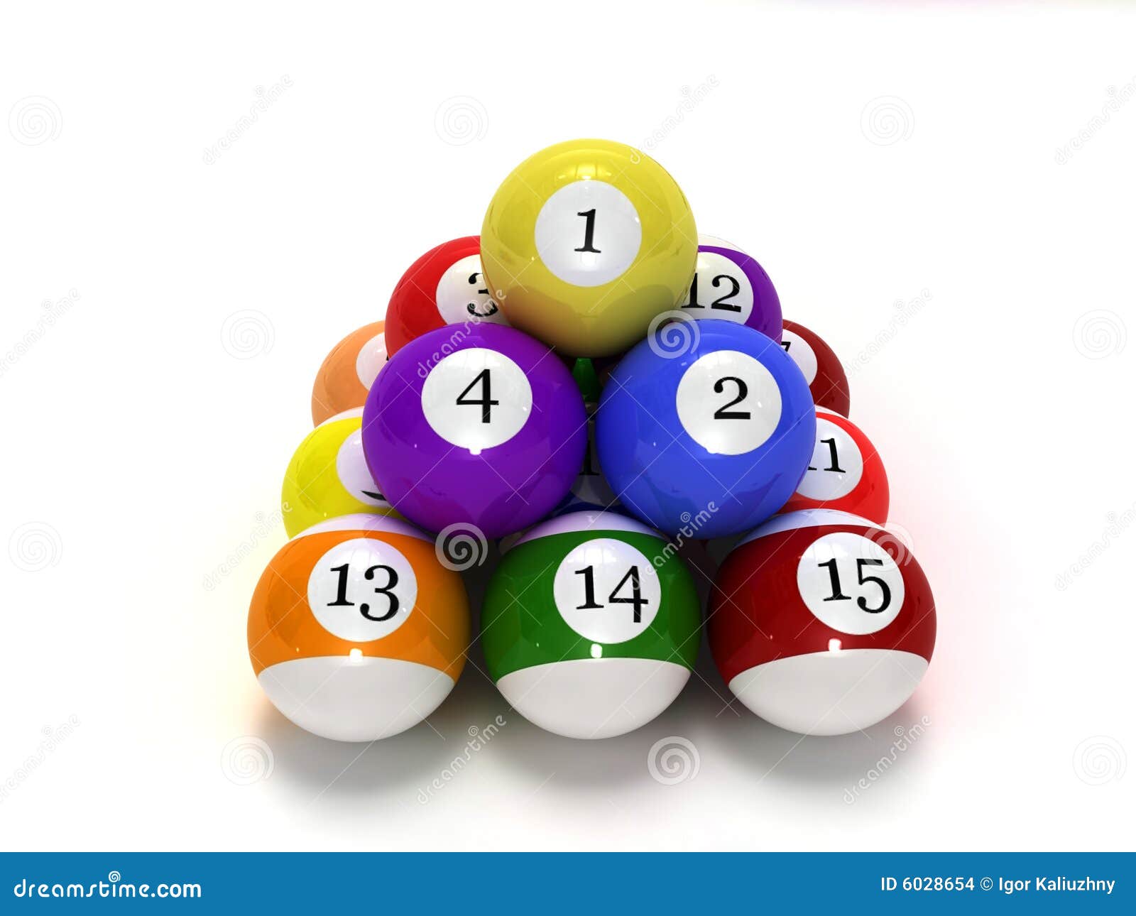 Pool Balls Picture. Image: 6028654