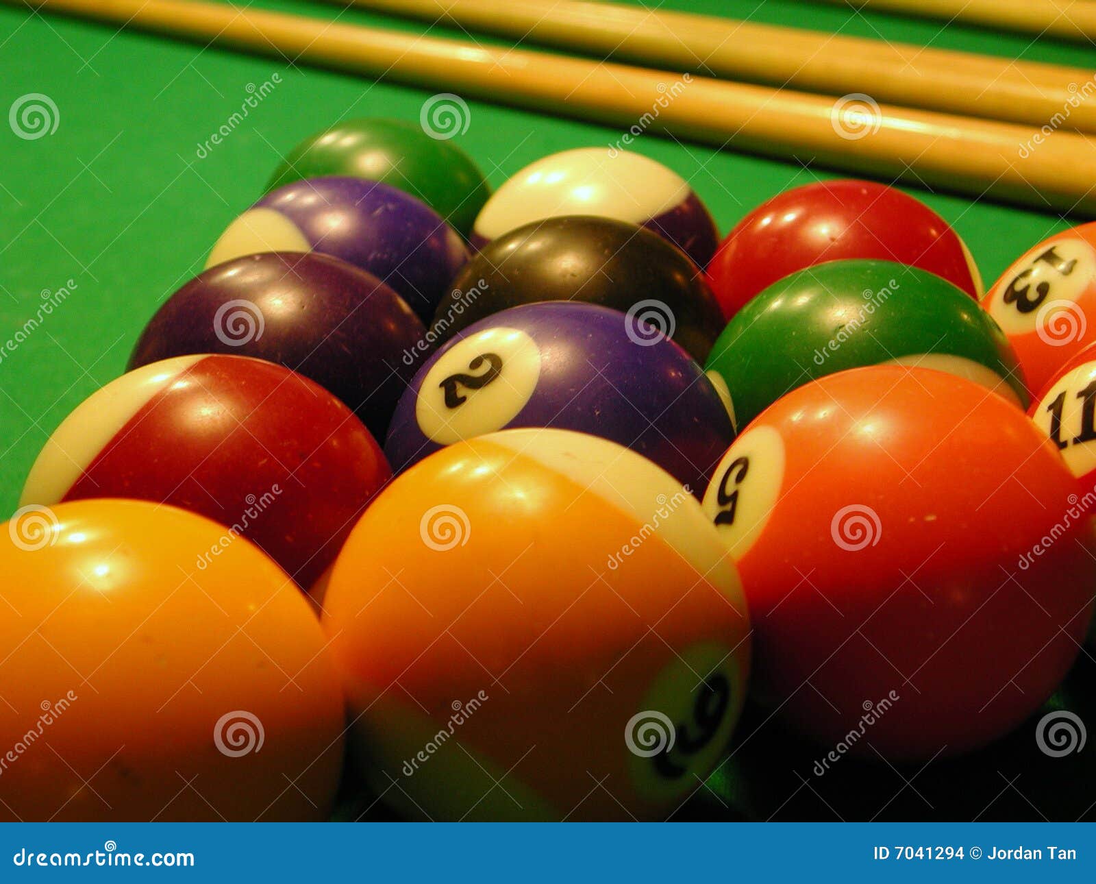 Pool Balls Picture. Image: 7041294