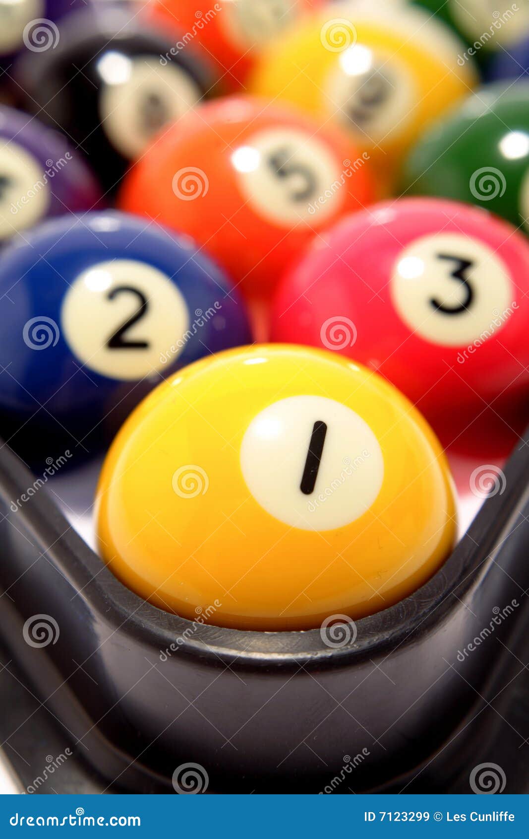 Pool balls stock image. Image of shallow, objects, closeup - 7123299
