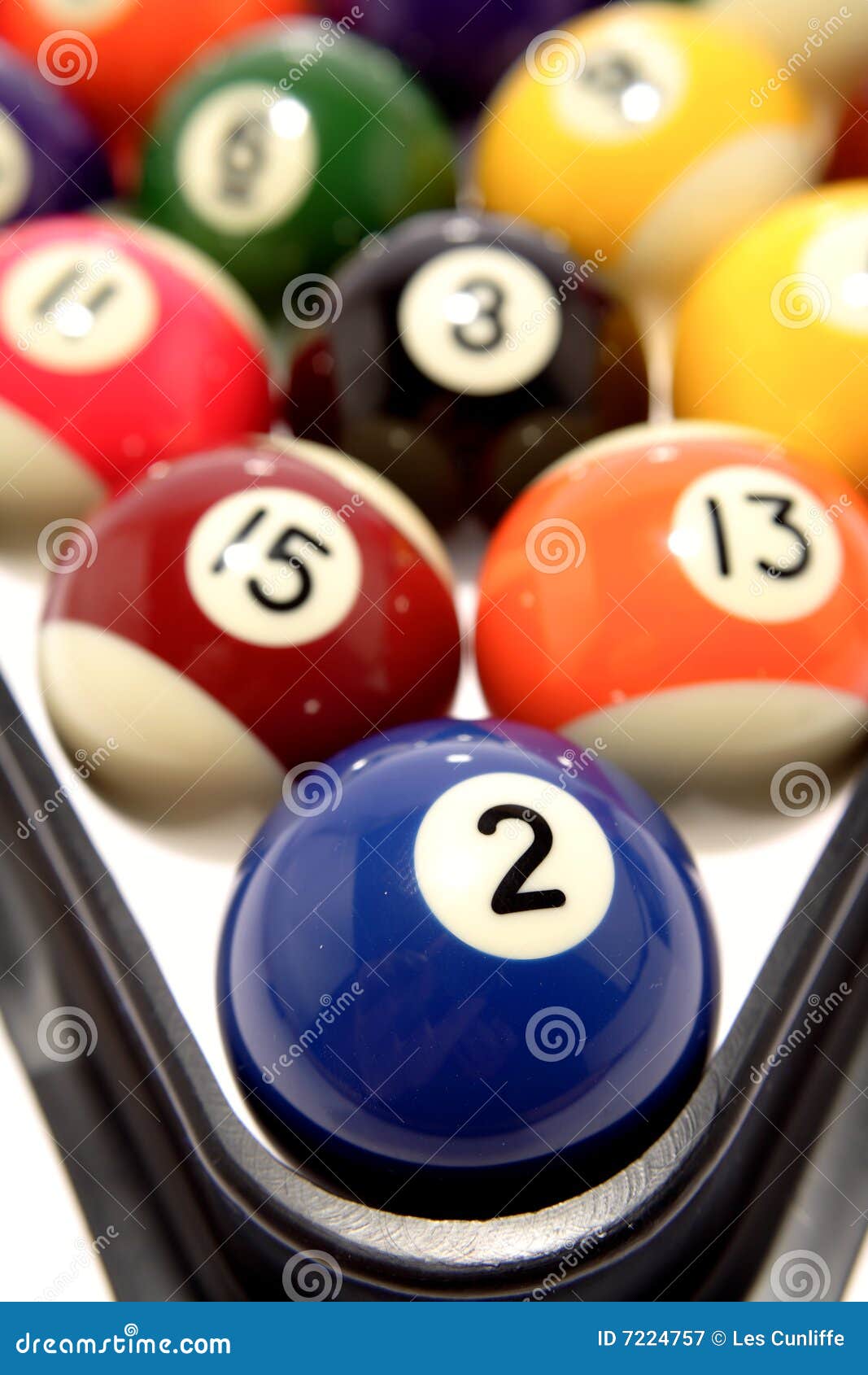 Pool balls stock image. Image of numbers, round, snooker - 7224757